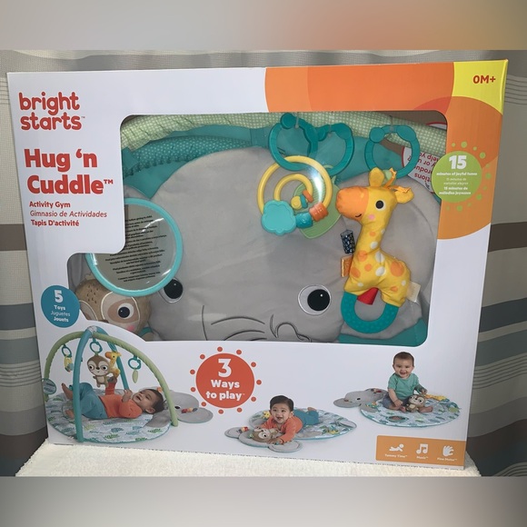 Other | Nib Bright Starts Hug N Cuddle Activity Gym Playmat With ...